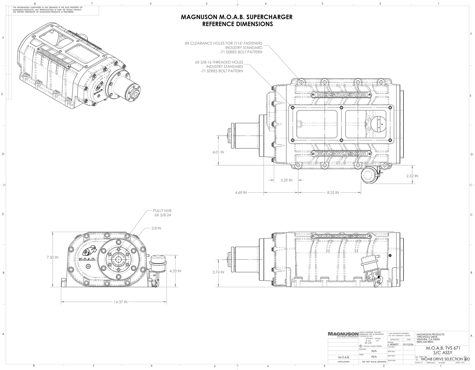M.O.A.B. Mother of All Blowers TVS3100 Supercharger – Magnuson ...