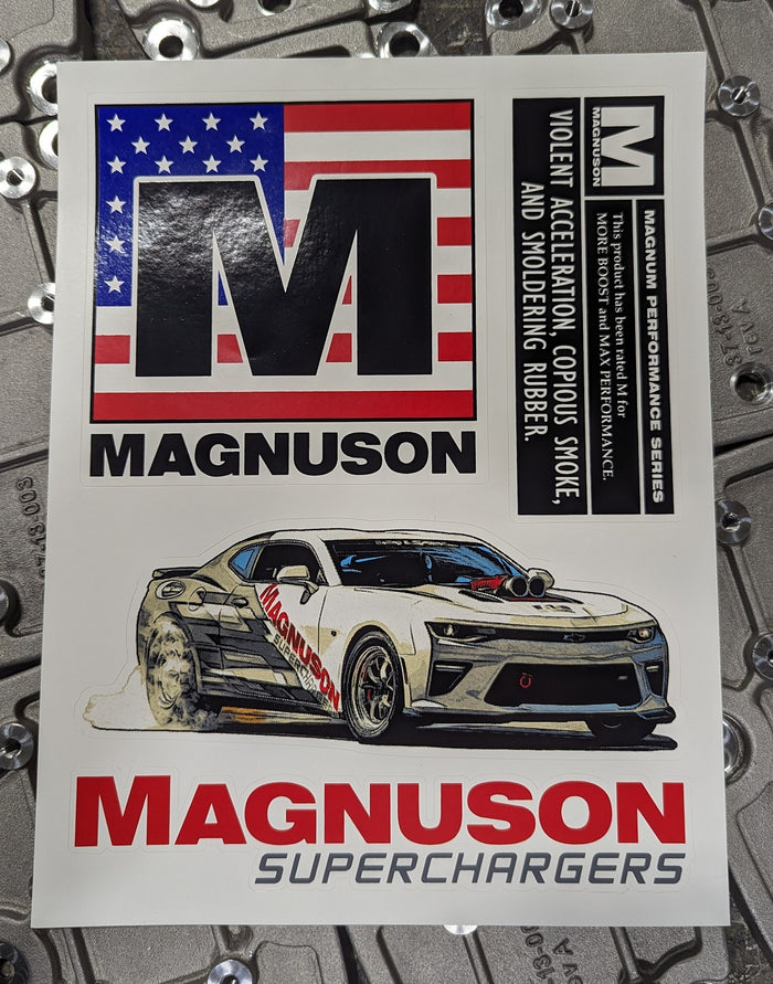 Supercharged Sticker Pack – Magnuson Superchargers
